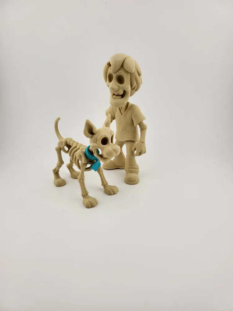 Scooby-Doo and Shaggy Skeleton Duo - Free 3D Print Model - MakerWorld