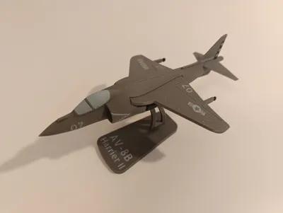 AV-8B Harrier II Plane Kit Card - Free 3D Print Model - MakerWorld