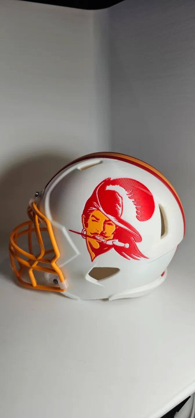 Tampa Bay Buccaneers Retro Football Helmet by animuL67 MakerWorld: Download Free 3D Models
