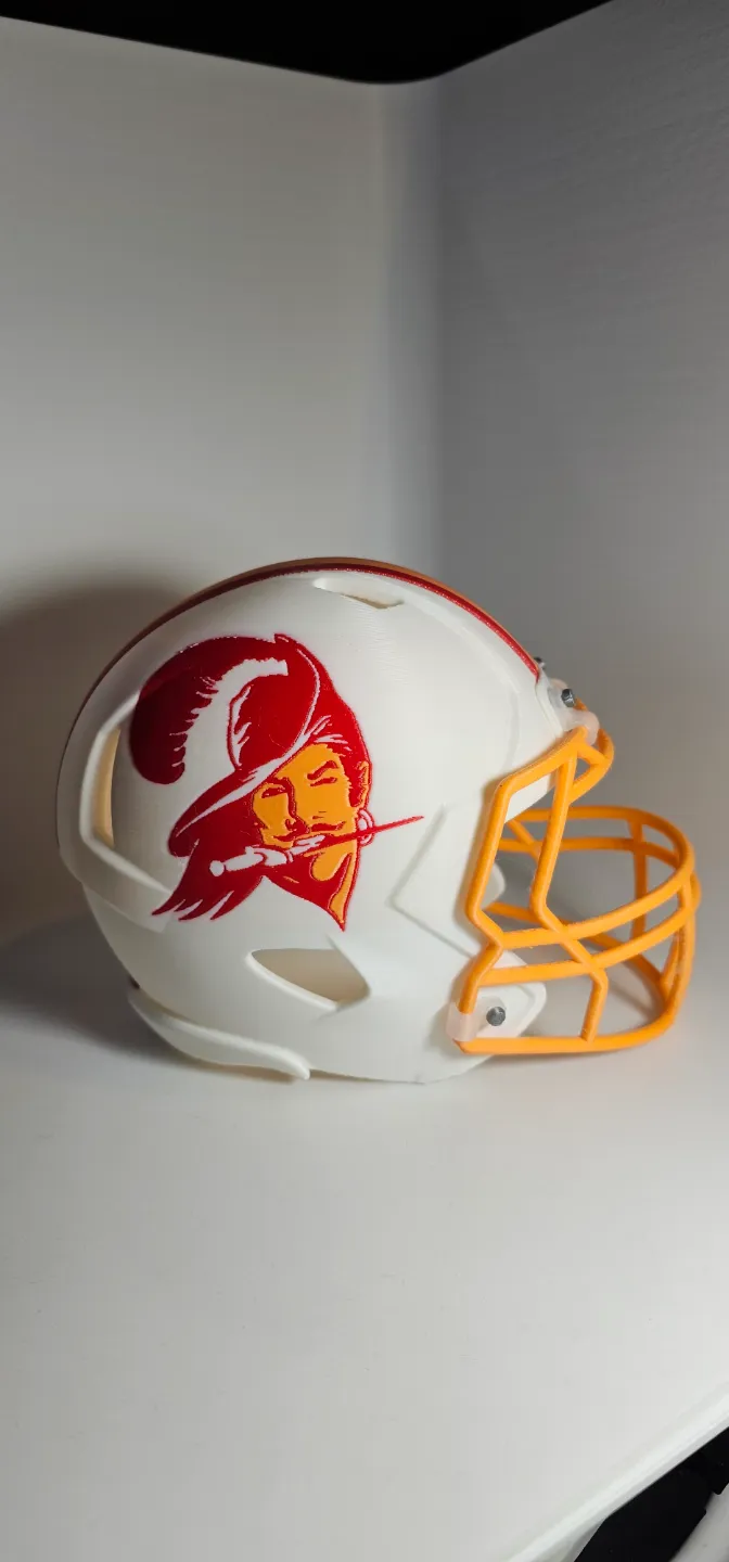 Tampa Bay Buccaneers Retro Football Helmet by animuL67 MakerWorld: Download Free 3D Models