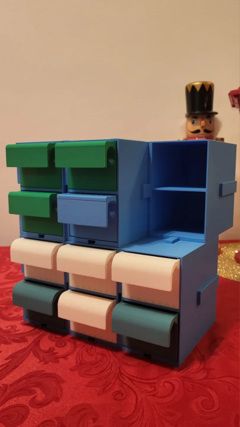 Modular screw organizer with drawers by malamaca47 - MakerWorld