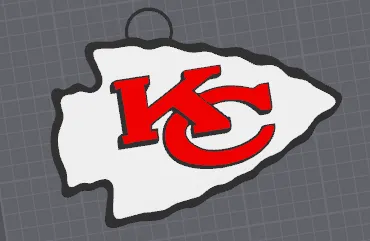 Kansas City Chiefs Sport Chain by Bombproof MakerWorld: Download Free ...
