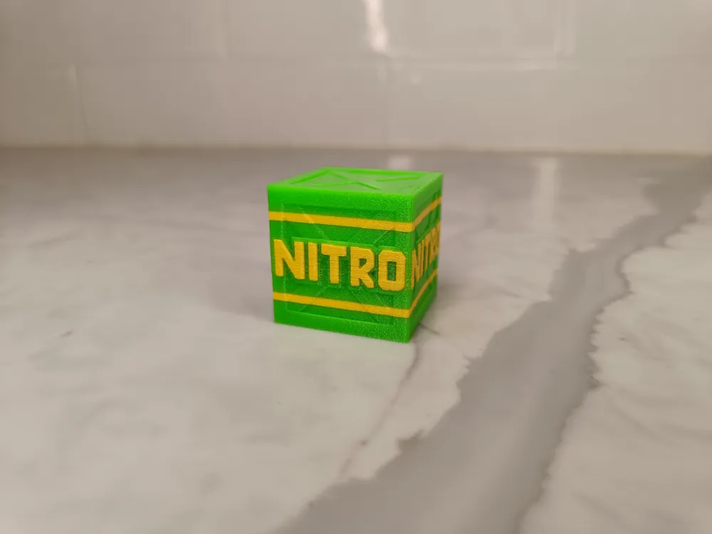 Crash bandicoot inspired NITRO crate by Namiiria MakerWorld: Download ...