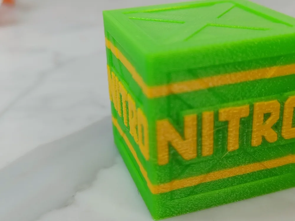 Crash bandicoot inspired NITRO crate by Namiiria MakerWorld: Download ...