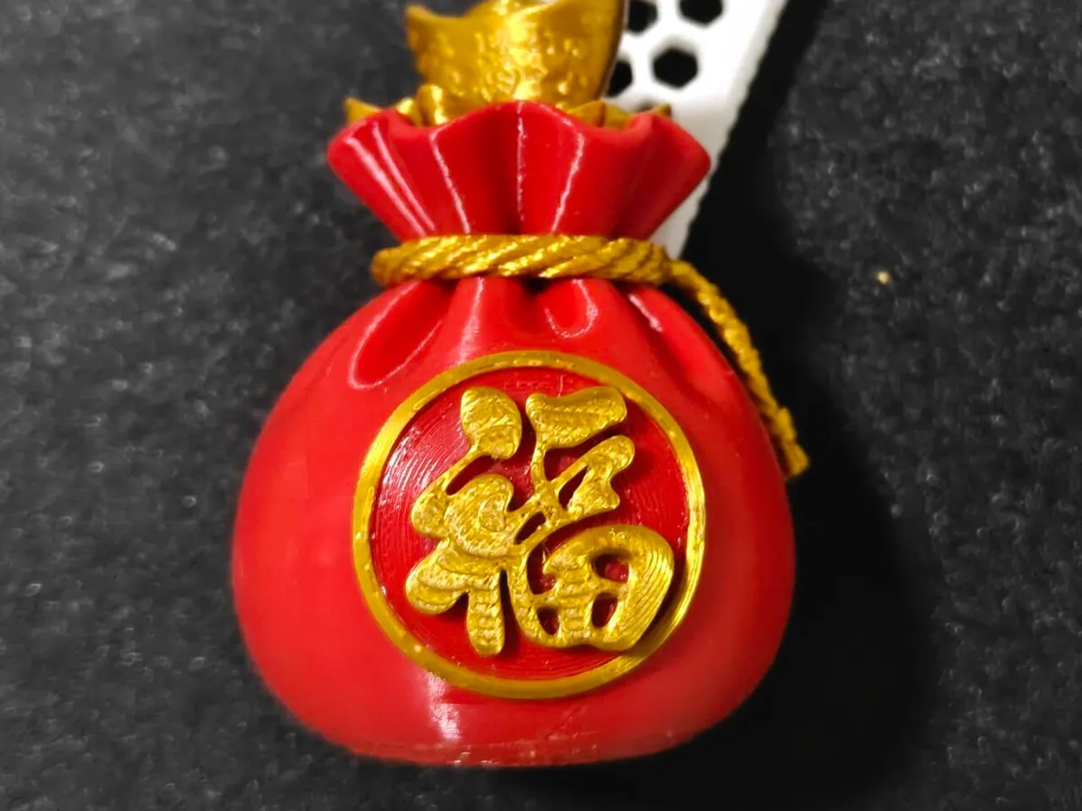 Vaso della Fortuna: Sacchetto Portafortuna con Lingotti d'Oro - Modello ...