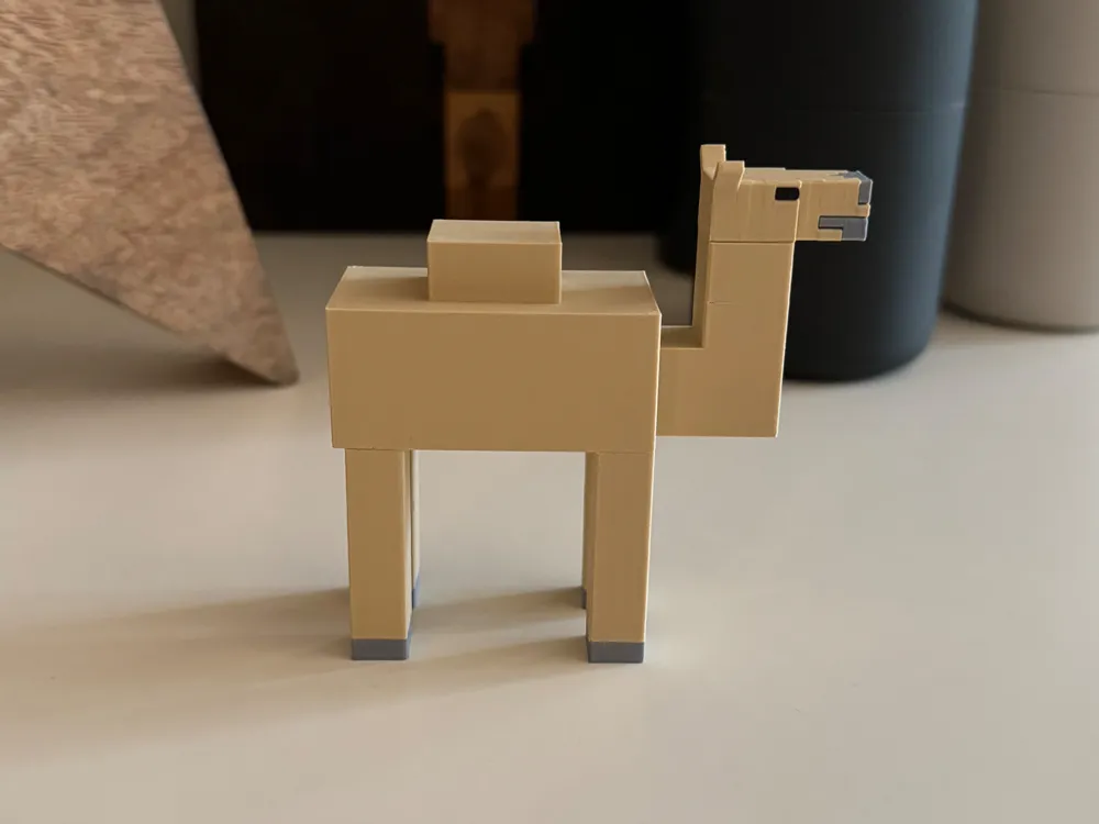 Minecraft Camel - No AMS/ 3 Colors by Oink MakerWorld: Download Free 3D ...