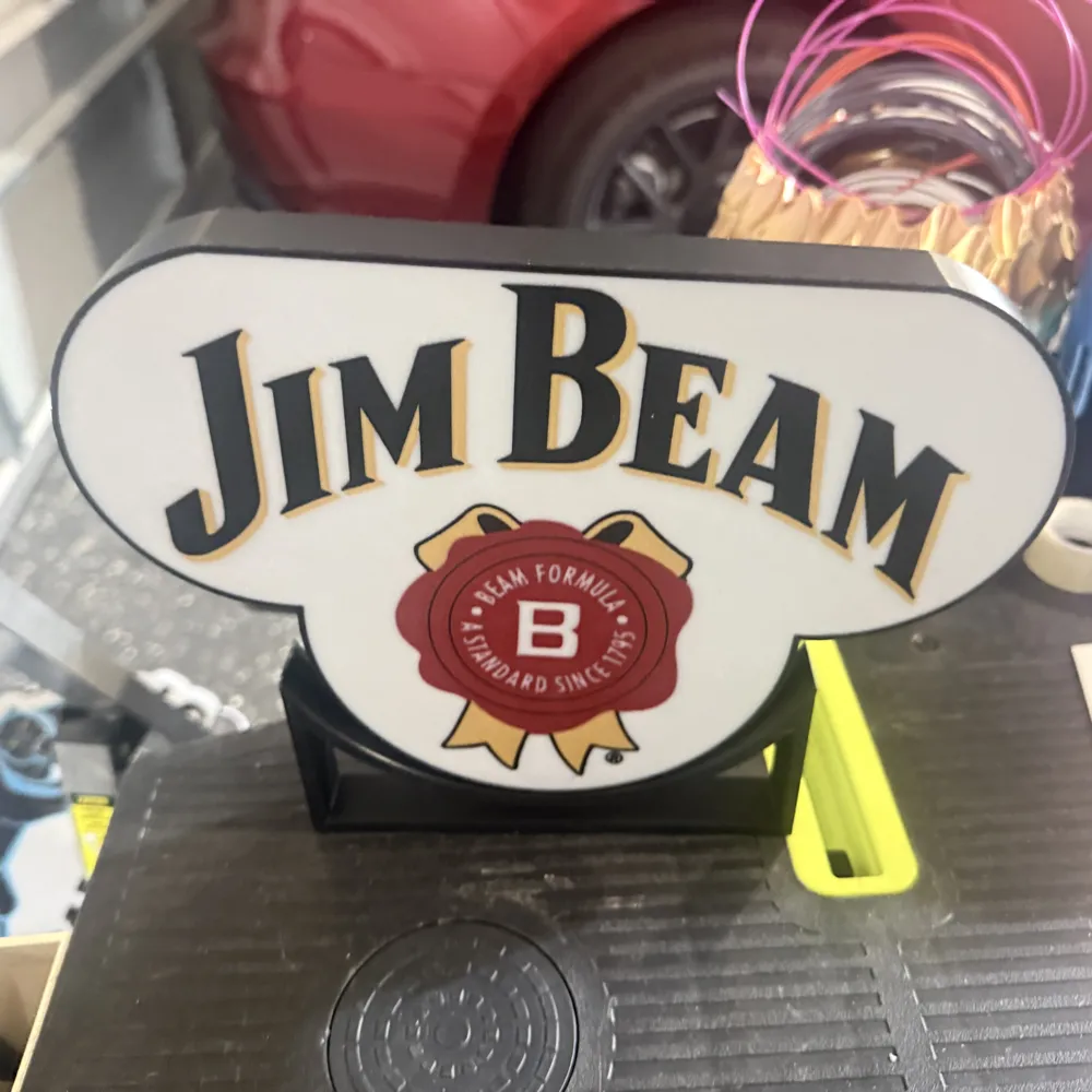 JIM BEAM LIGHTBOX - Free 3D Print Model - MakerWorld