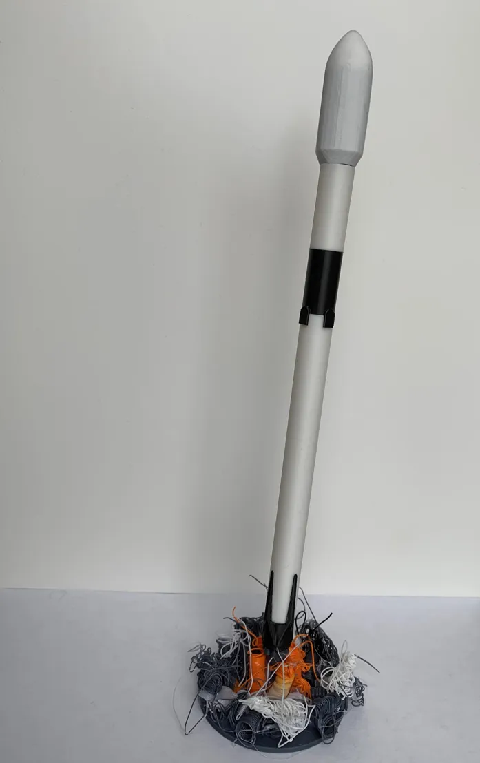 SpaceX Falcon 9 poop takeoff by Mo2408 - MakerWorld