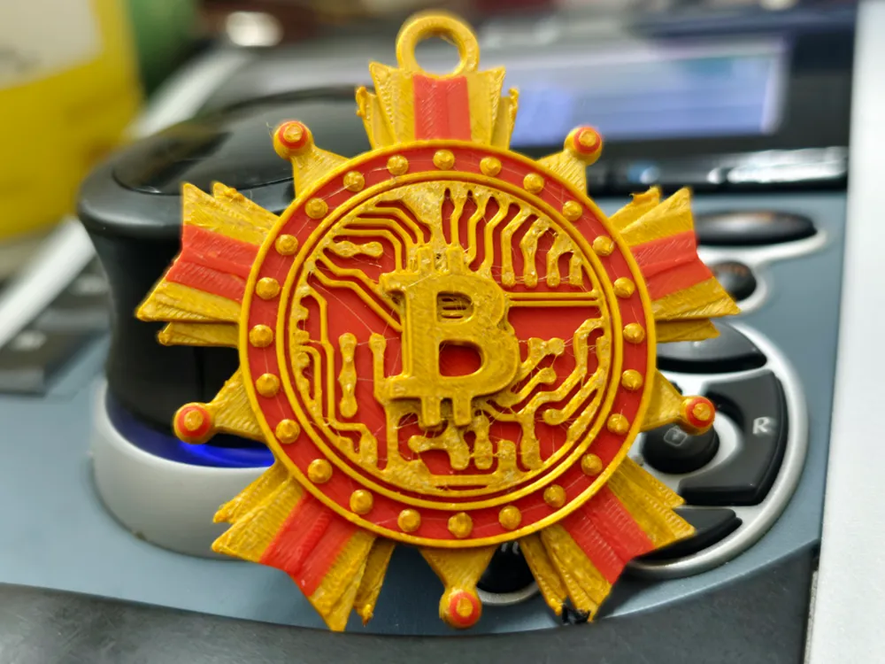 Bitcoin Medals Badge Pendants by 补补觉去 - MakerWorld