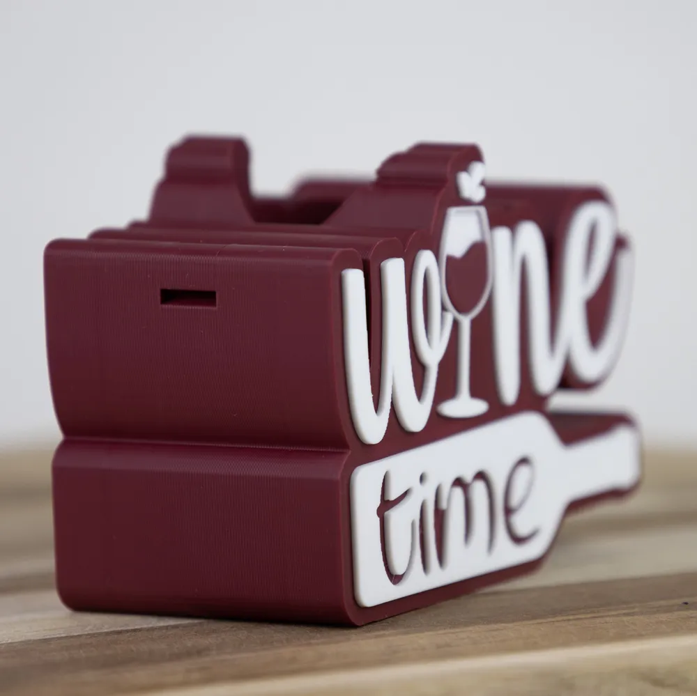 "Wine Time" Topper de Garrafa / Presente em Dinheiro - Modelo gratuito ...
