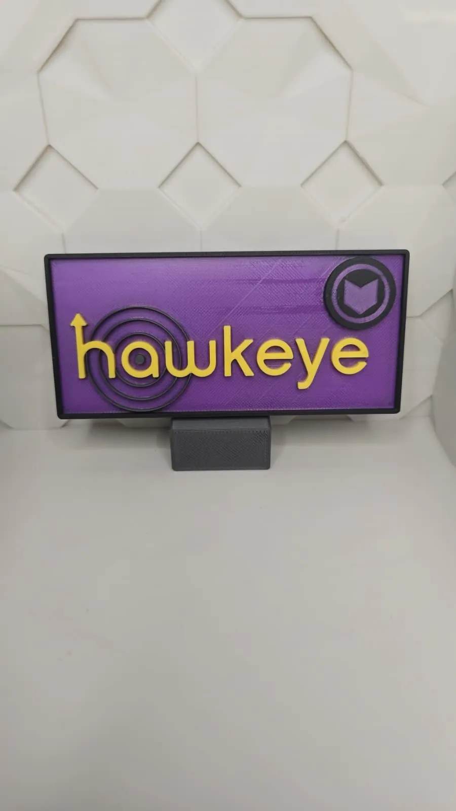 Hawkeye Marvel Logo/Sign - Free 3D Print Model - MakerWorld