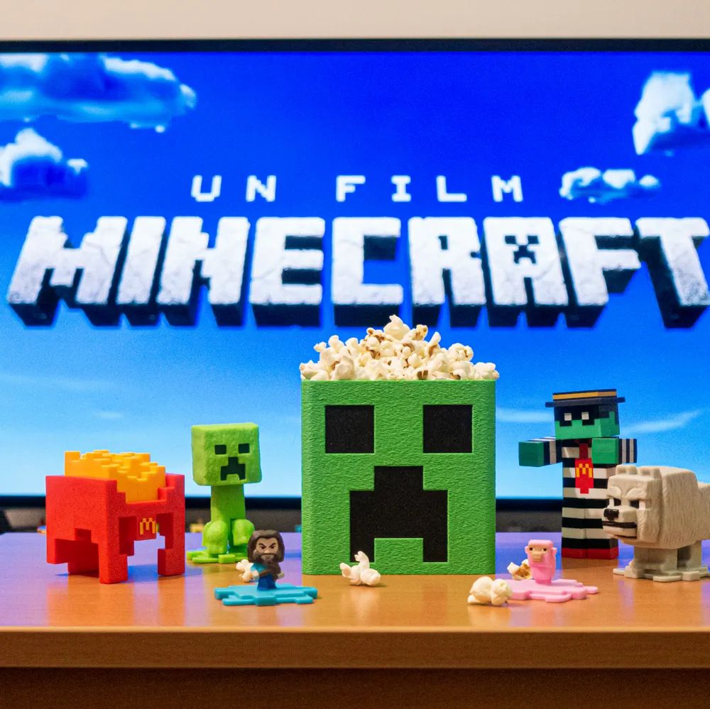 Minecraft CREEPER Popcorn Bucket by Astro Factory MakerWorld: Download ...