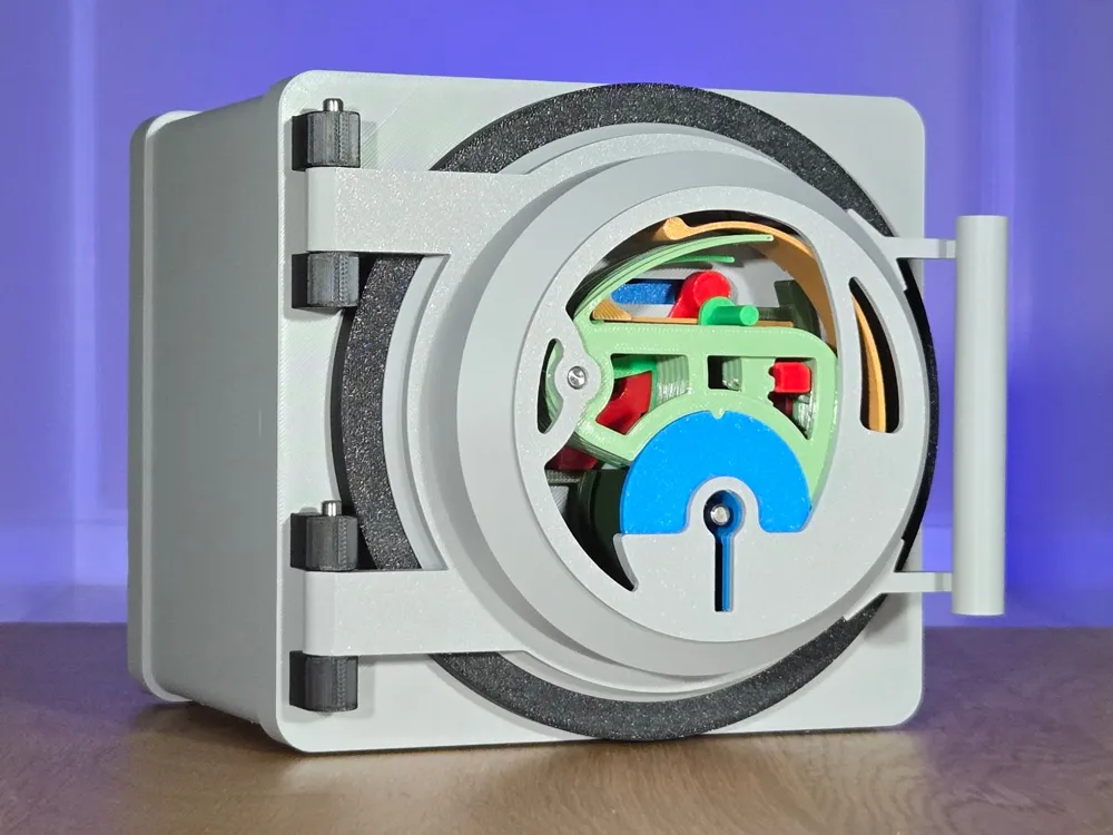 Mini Vault with 6 Lever Detector Lock by Rocco's Stuff MakerWorld ...