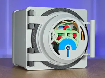 Mini Vault with 6 Lever Detector Lock by Rocco's Stuff MakerWorld ...