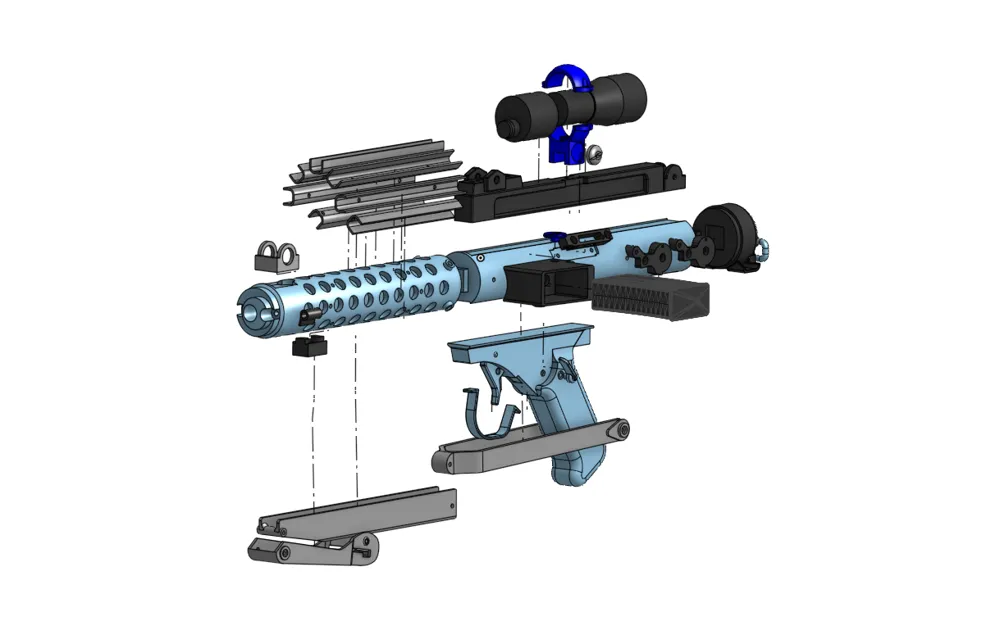 Star Wars E-11 Blaster RoTJ Version - Free 3D Print Model - MakerWorld