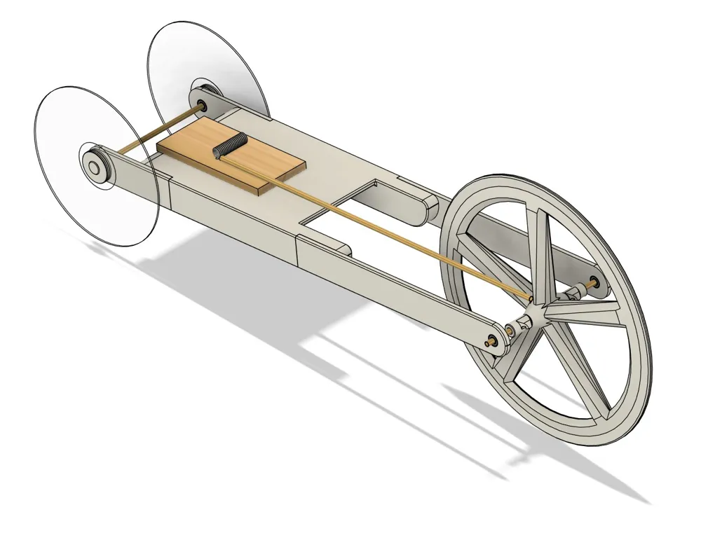 Space Age Mousetrap Car by Willie Designs - MakerWorld