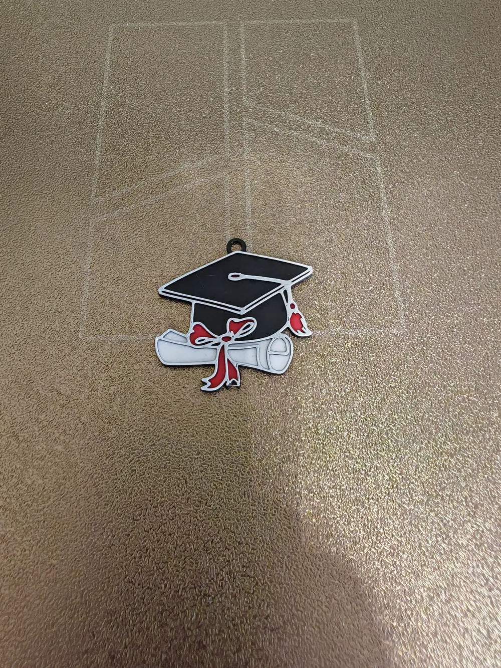 Graduation Cap Keychain by Predator MakerWorld: Download Free 3D Models