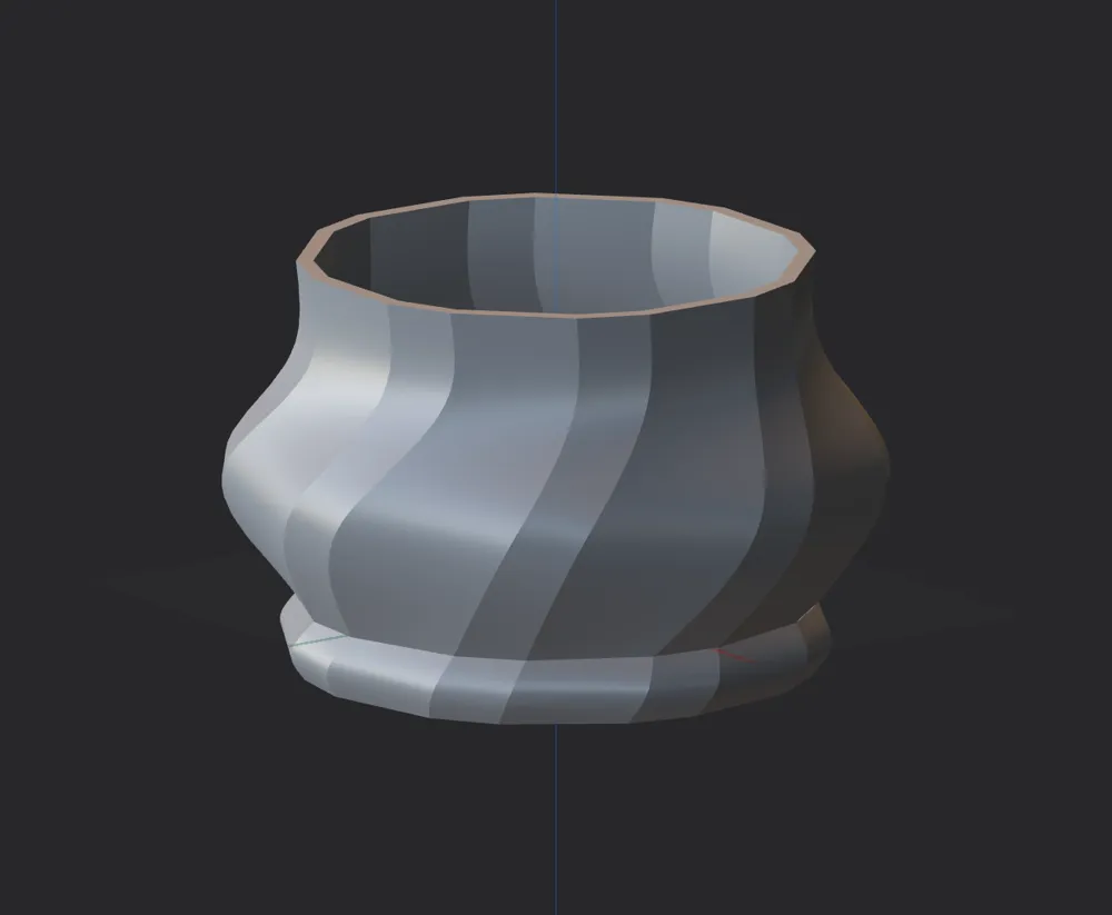 Elegant Swirl Plant Pot / Twisted Planter by Chilobrah MakerWorld ...
