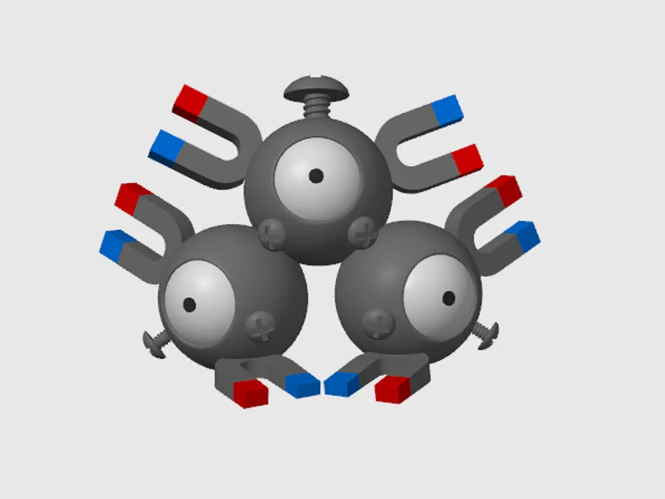 Magneton Multicolor by entroisdimensions_figurine MakerWorld: Download ...