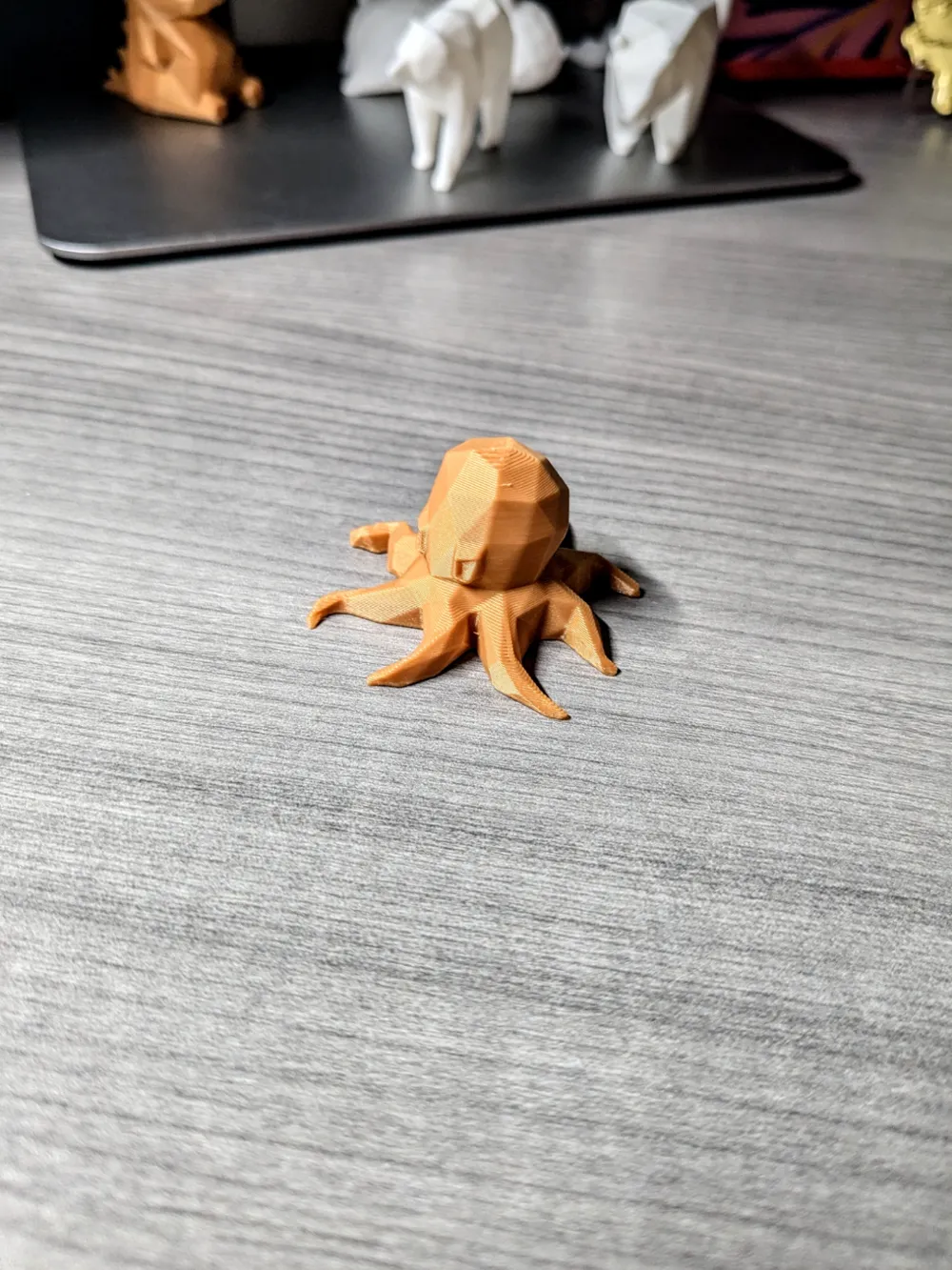 Cute Low Poly Desk Octopus by olitty - MakerWorld