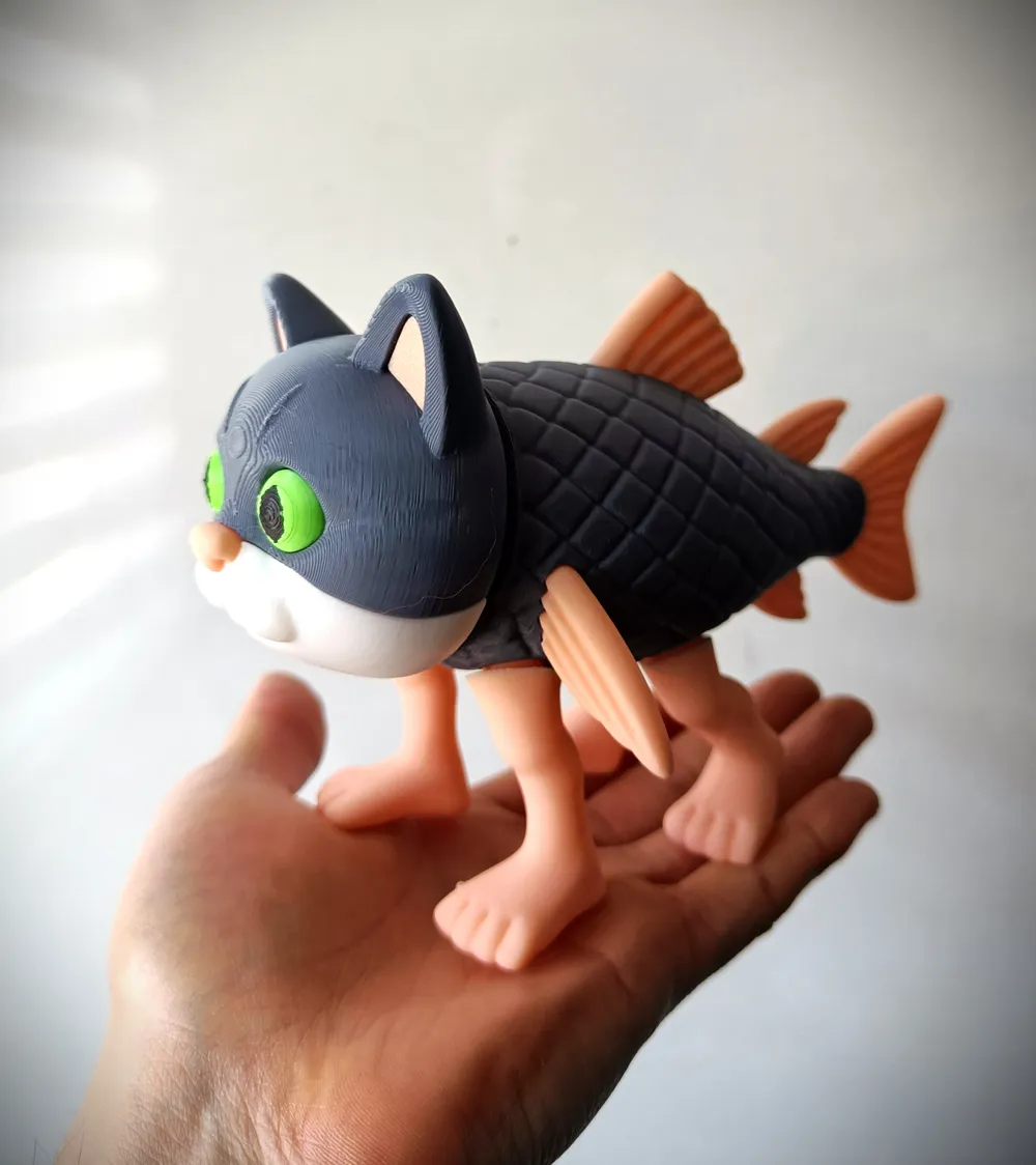 Trulimero trulichina articulated toy by Hiko 3D MakerWorld: Download ...