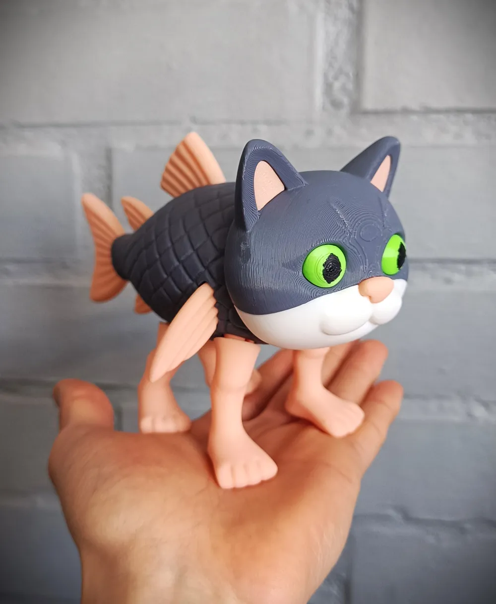 Trulimero trulichina articulated toy by Hiko 3D MakerWorld: Download ...