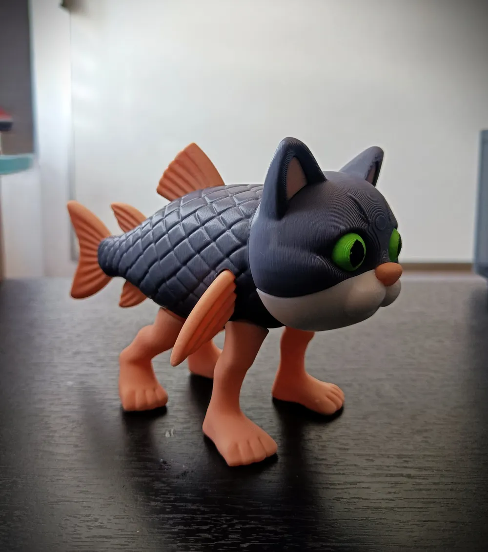 Trulimero trulichina articulated toy by Hiko 3D MakerWorld: Download ...