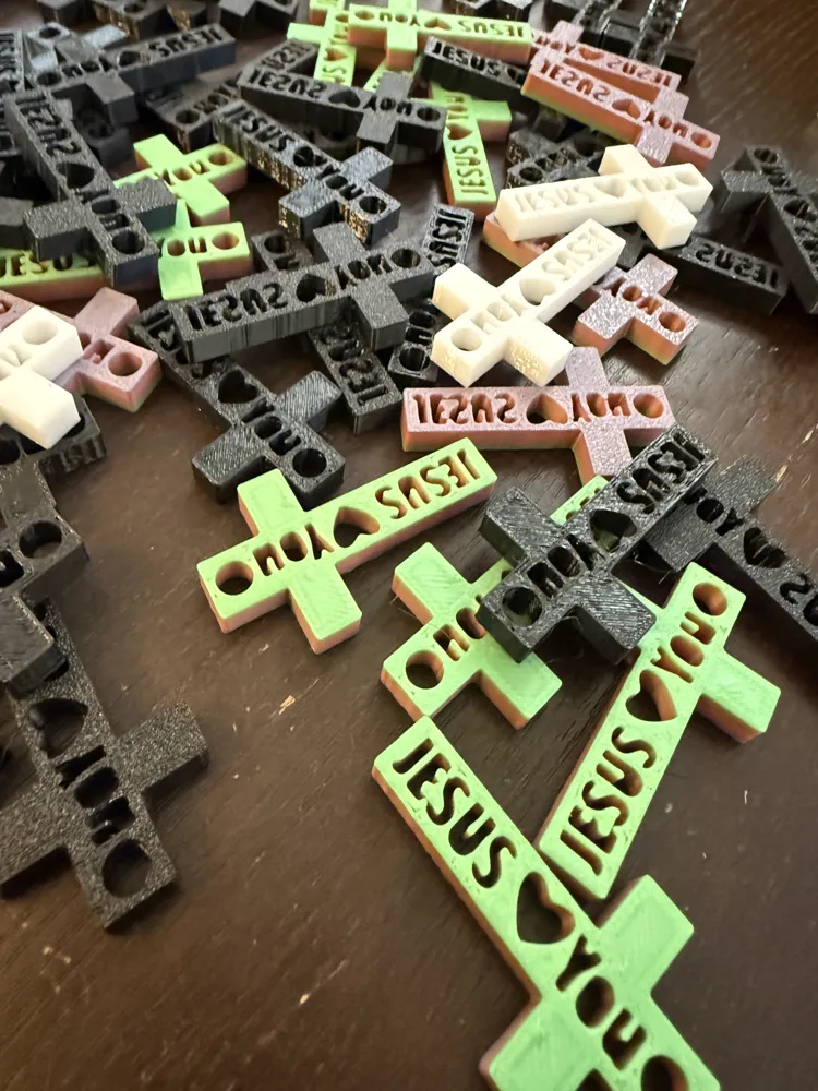 Kreuzschlüsselanhänger – Kostenloses 3D-Druckmodell – MakerWorld