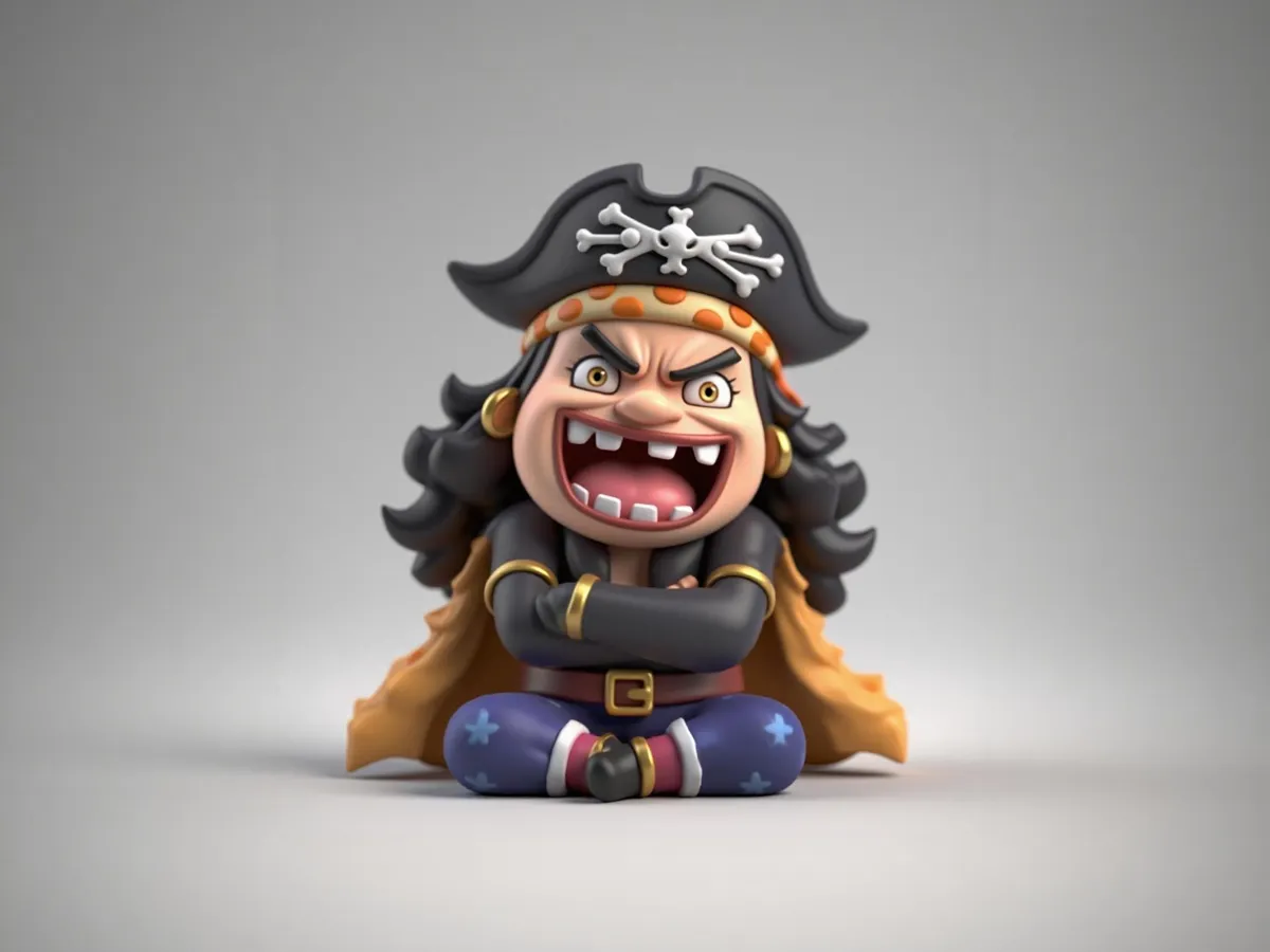 Blackbeard - One Piece Straw Hat Pirates Merchandise Figure - Kids ...