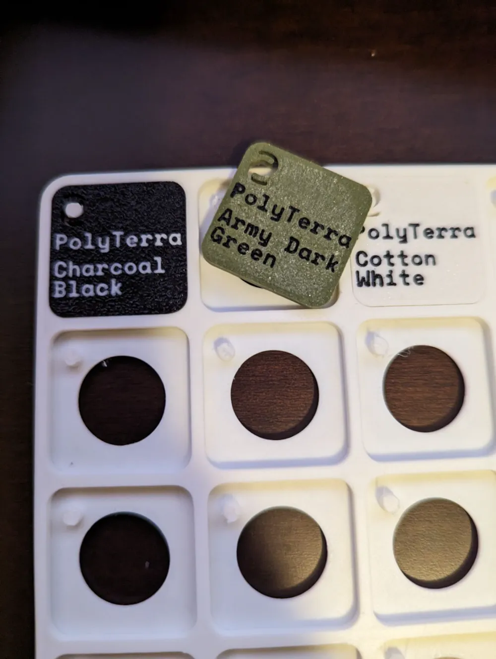 PolyTerra Swatch Tiles for Bambu Lab Swatch Display Board by ...