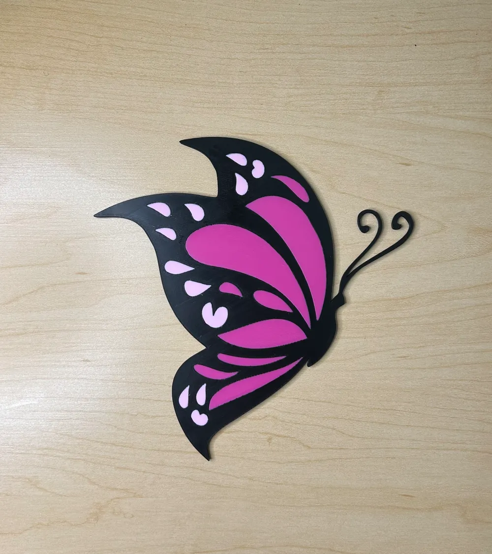 Side profile Butterfly by Slowpoke's Workshop - MakerWorld