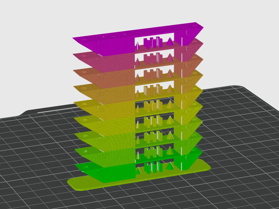 Bambu PLA Temperature Tower (190 - 230 °C) by NutellaPizza MakerWorld: Download Free 3D Models