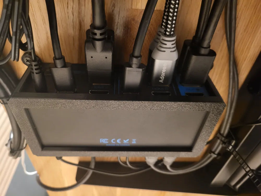 KVM Under Desk Mount by Sanchrew - MakerWorld