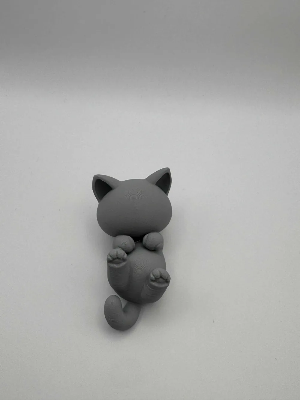 Playful Lying Cat – minimalist decor figure - Free 3D Print Model ...