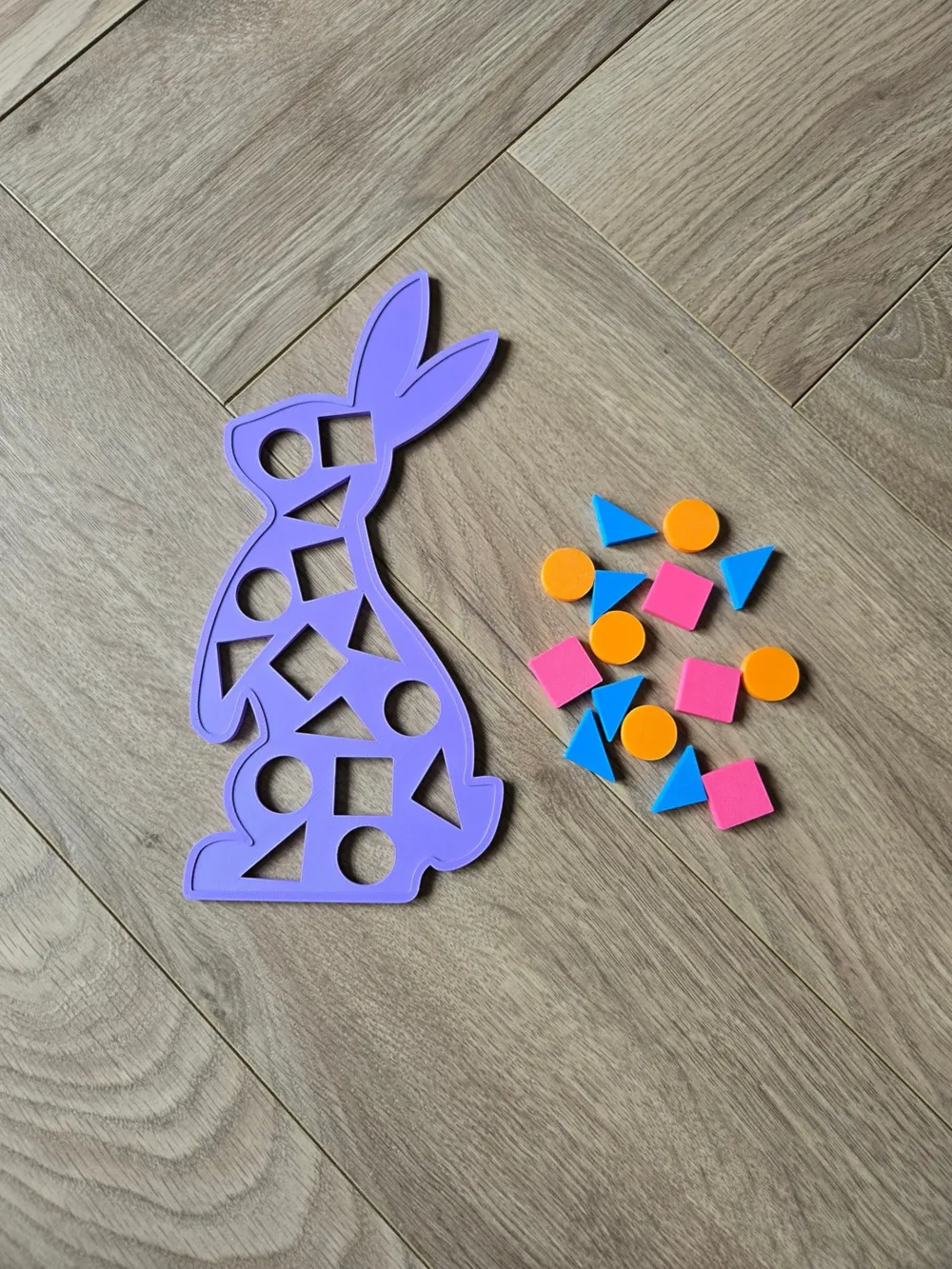 shape sorter rabbit - Free 3D Print Model - MakerWorld