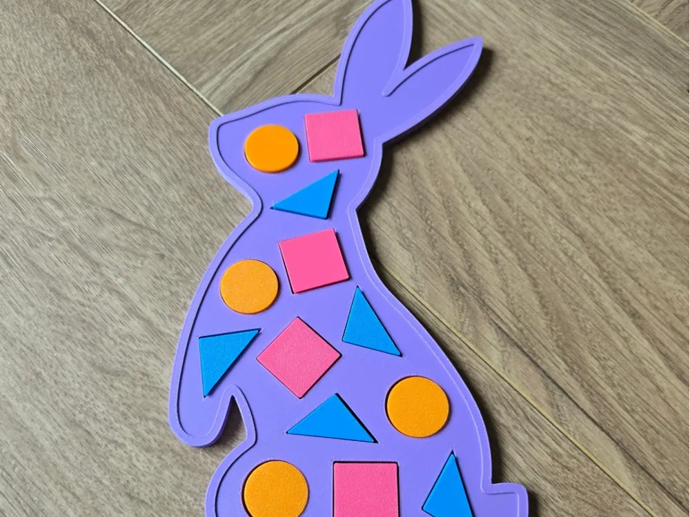 shape sorter rabbit - Free 3D Print Model - MakerWorld