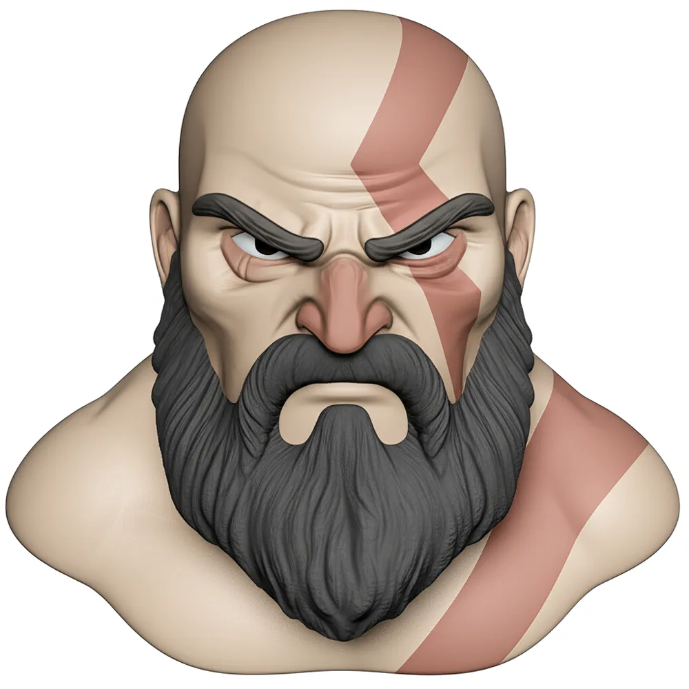 Kratos head for dummy 13 by AndresT MakerWorld: Download Free 3D Models
