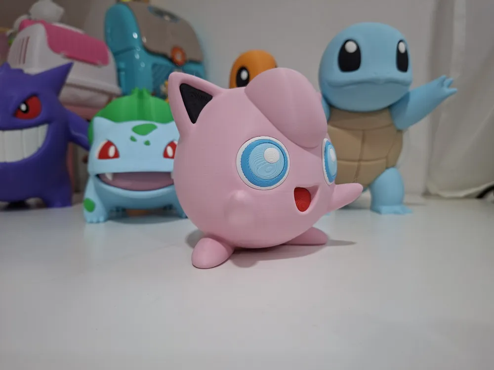 #0039 Jigglypuff HQ - 15cm Multiparts - Free 3D Print Model - MakerWorld