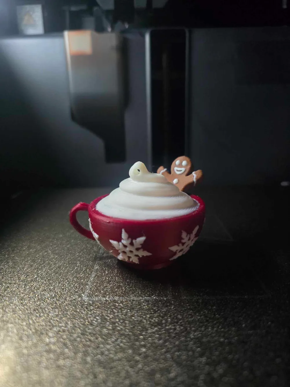 Gingerbread Latte Tree Ornament - Free 3D Print Model - MakerWorld