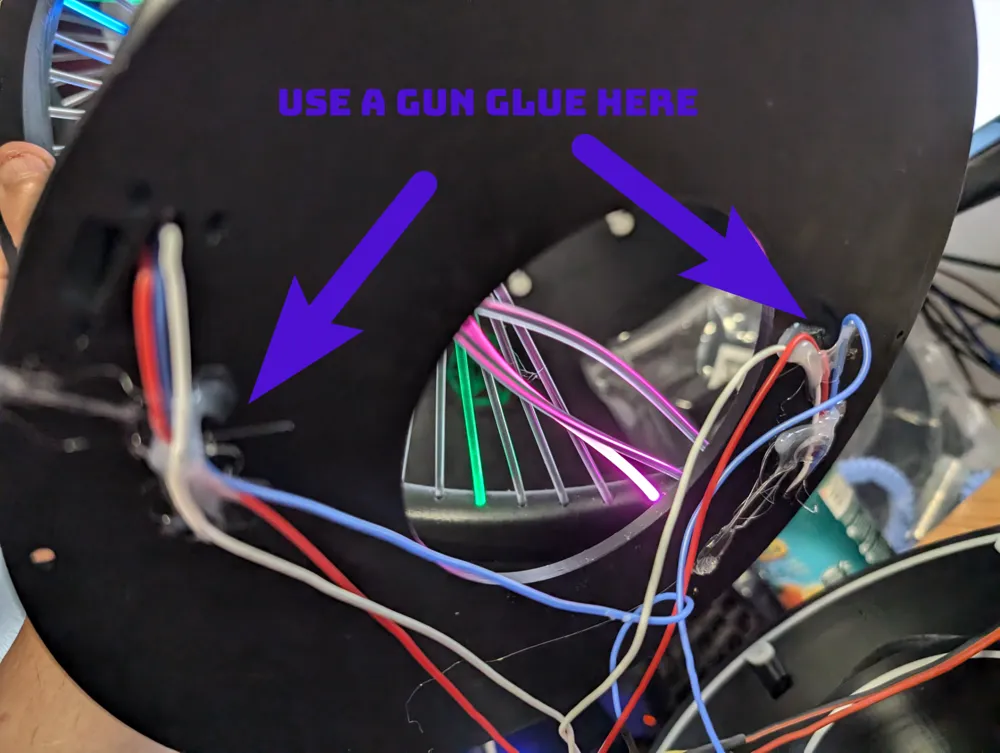 DNA Fiber Lamp - WLED - Free 3D Print Model - MakerWorld
