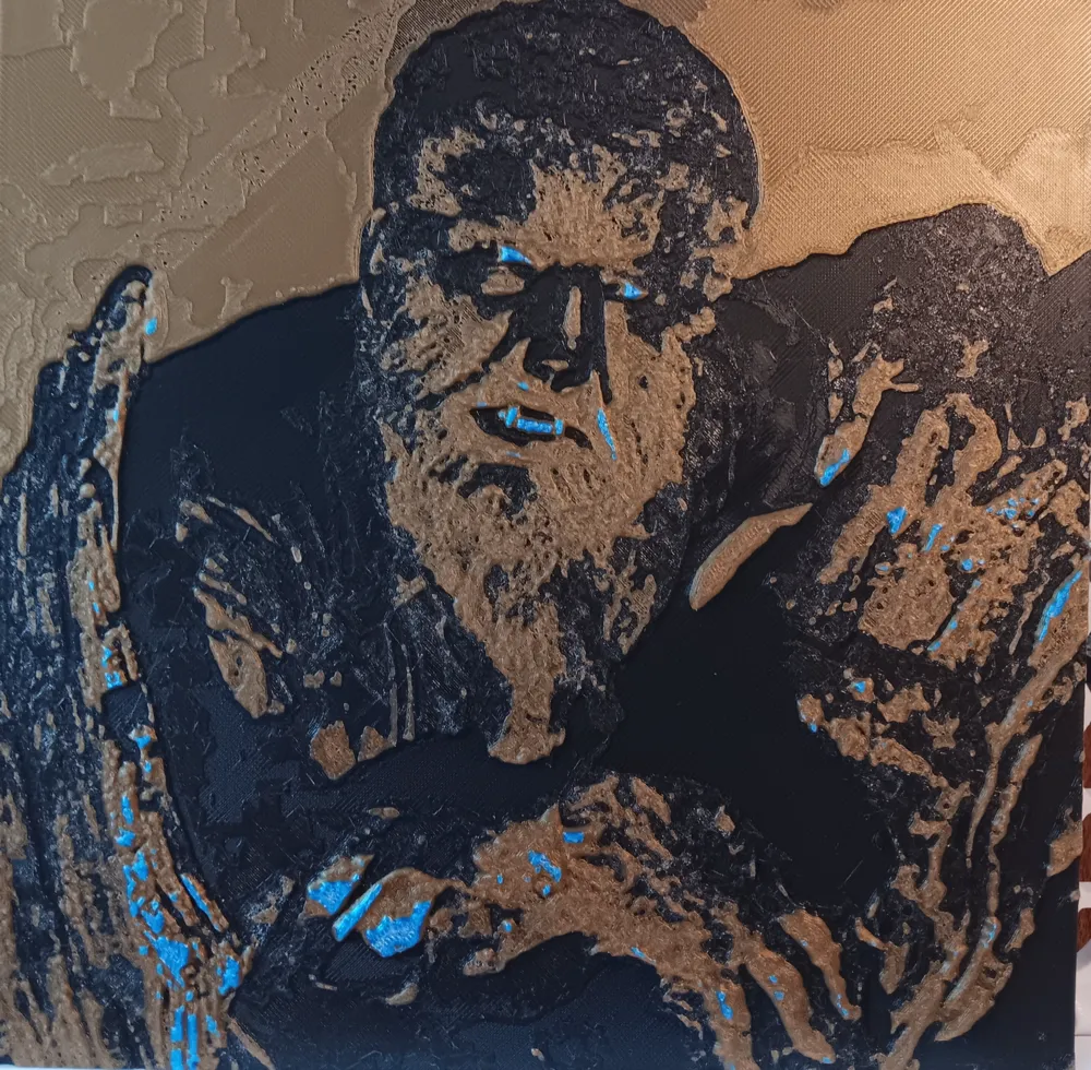 HueForge: Wolfman (4 Colors) by jerry-palmer - MakerWorld