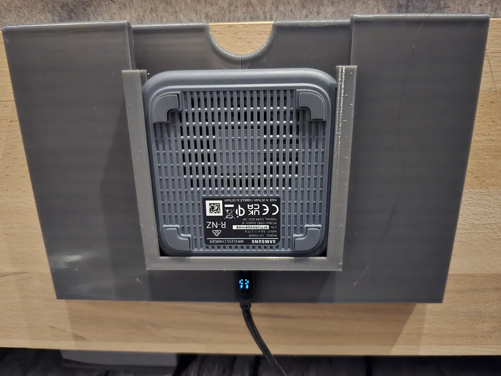 Fire tablet 8 holder with charging module complete - Free 3D Print ...