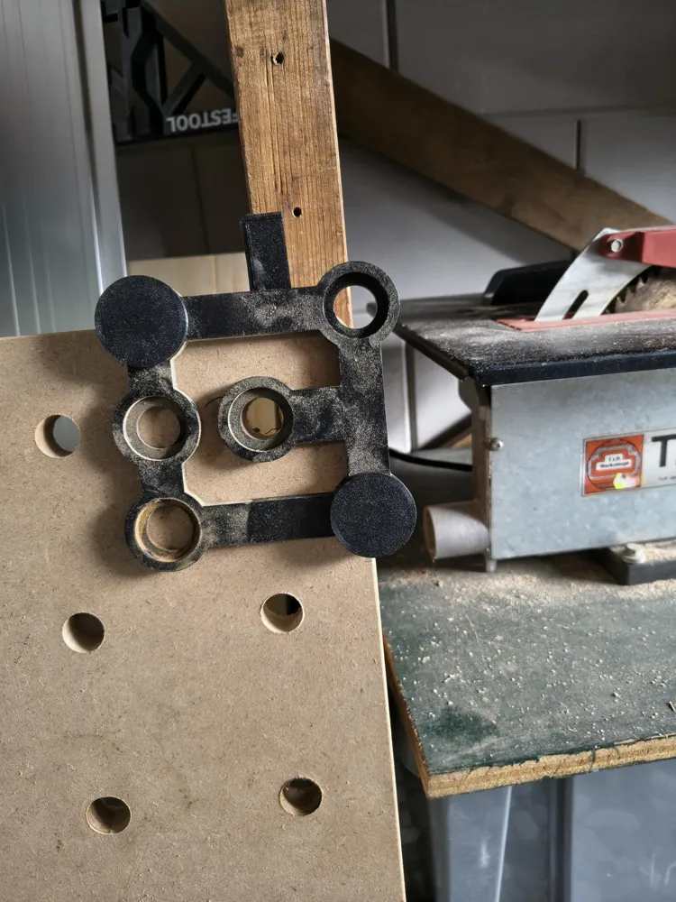 Festool MFT drilling jig dog template - modified - Free 3D Print Model ...