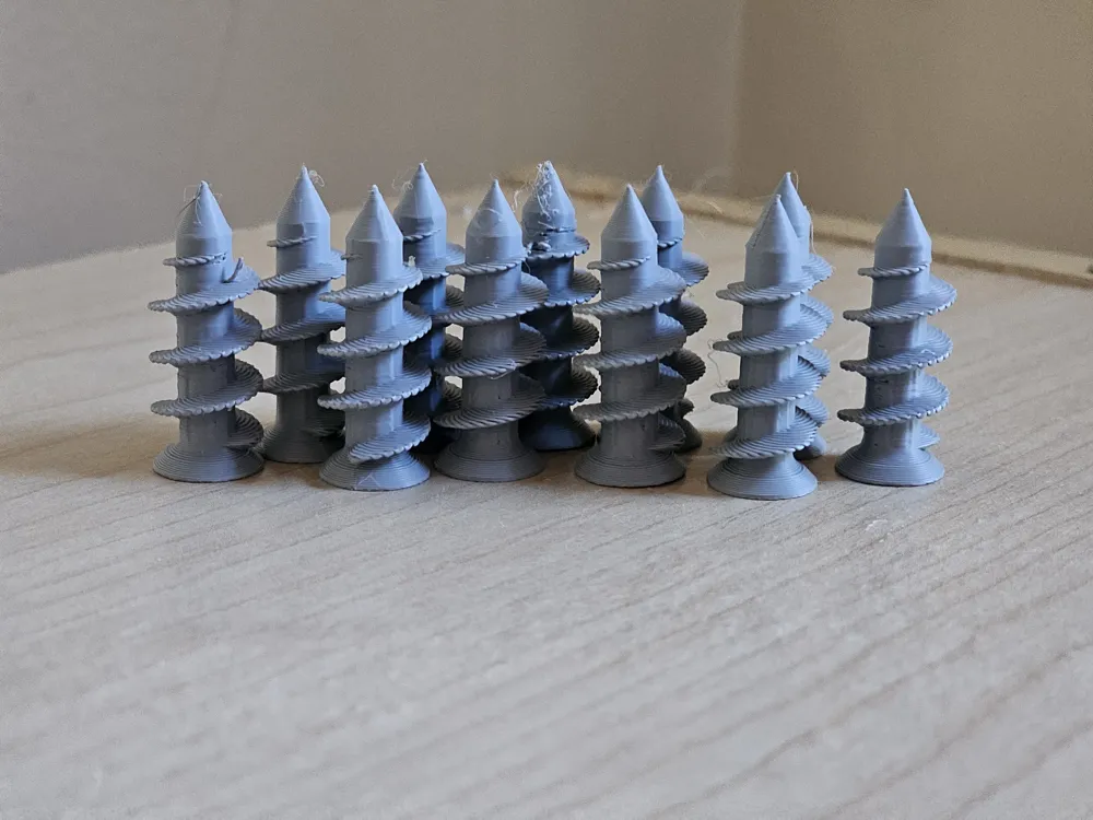 Screw in Drywall Anchors (#6 & #8) - Free 3D Print Model - MakerWorld