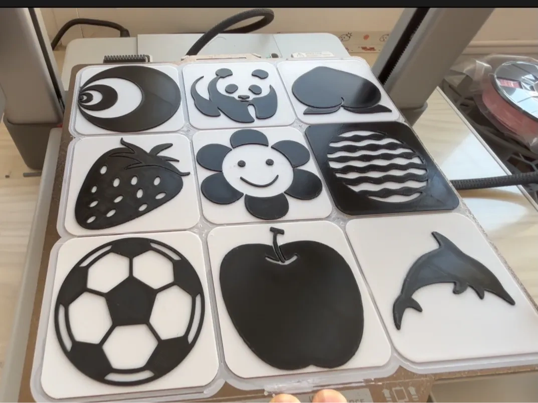 Early Childhood Education Black and White Flash Cards - Infant Vision ...