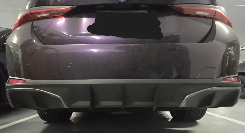 BMW i4 rear diffuser fins - non m sport bumper - Free 3D Print Model ...
