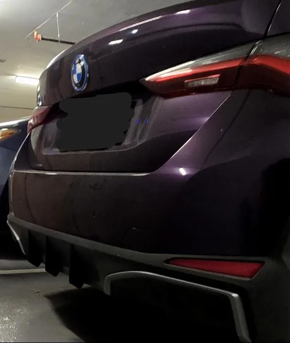 BMW i4 rear diffuser fins - non m sport bumper - Free 3D Print Model ...