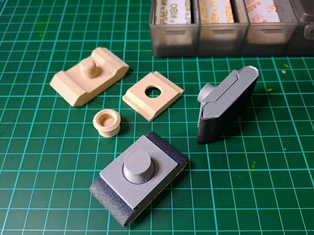 Dspiae Sandpaper Holder by Coro Kun MakerWorld: Download Free 3D Models