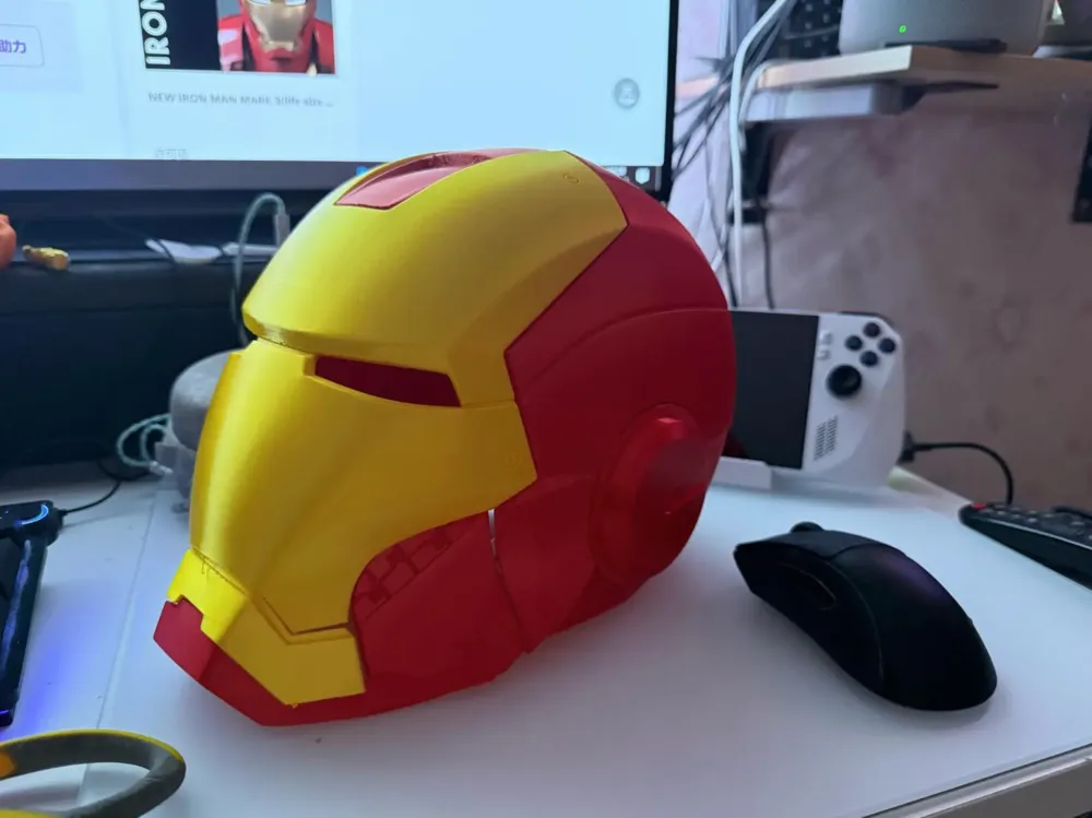 Iron Man Helmet - Free 3D Print Model - MakerWorld