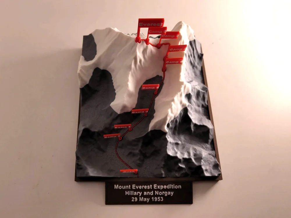 Mount Everest l Expedition Miniature by YETI design - MakerWorld
